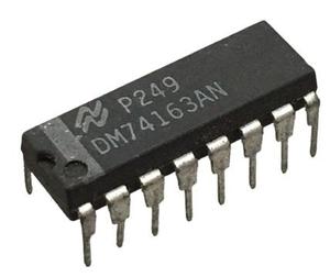 CI 74163 INTEGRATED CIRCUITS CIRCUITO INTEGRADO IC PTH THT
